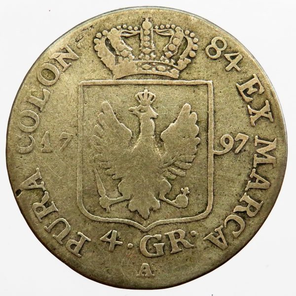 Prussia - 4 Groschen 1797 A - Studio Numismatico Anzilotti