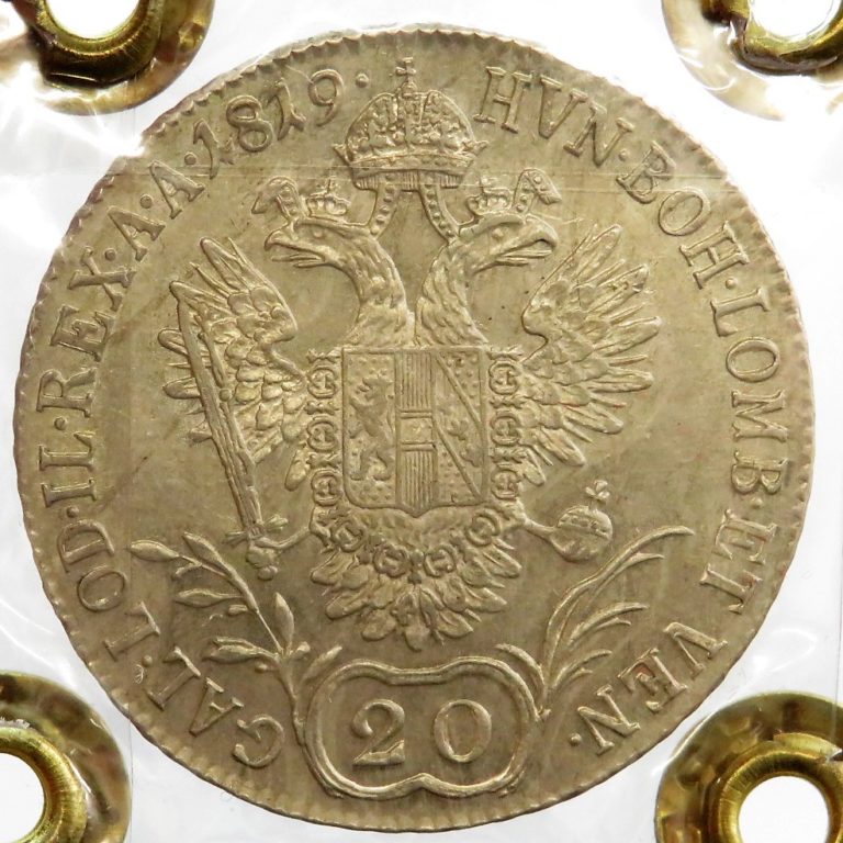 Milano - Francesco I d'Asburgo Lorena - 20 Kreuzer 1819 - Studio ...