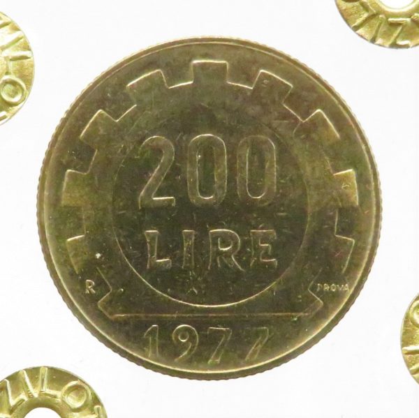 200 Lire 1977 Prova - Studio Numismatico Anzilotti