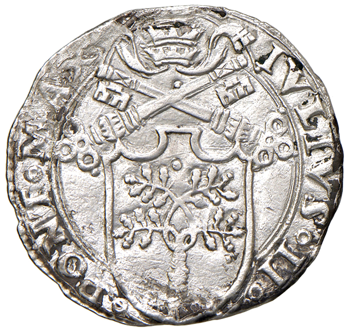 Giulio II - Mezzo Giulio - Studio Numismatico Anzilotti